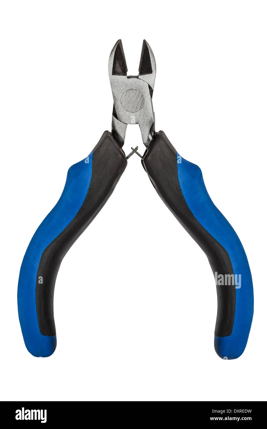 Pliers, hand tool, isolated on white background, with clipping path ...