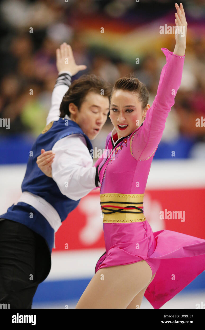 Saitama, Japan. 28th Mar, 2014. Cathy Reed & Chris Reed (JPN), March 28 ...