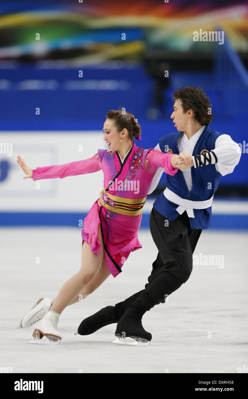 Saitama, Japan. 28th Mar, 2014. Cathy Reed & Chris Reed (JPN), March 28 ...