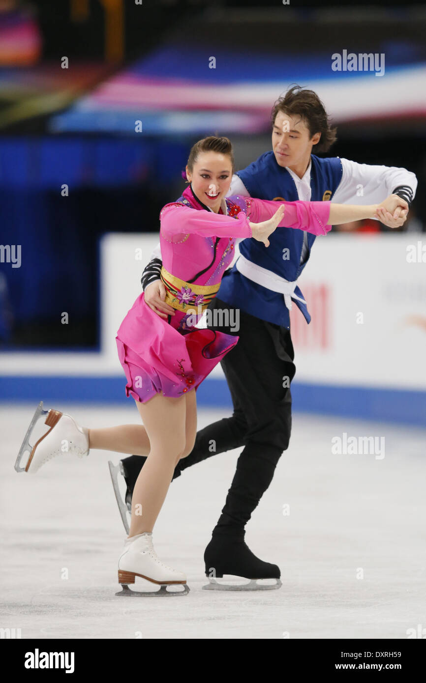 Saitama, Japan. 28th Mar, 2014. Cathy Reed & Chris Reed (JPN), March 28 ...