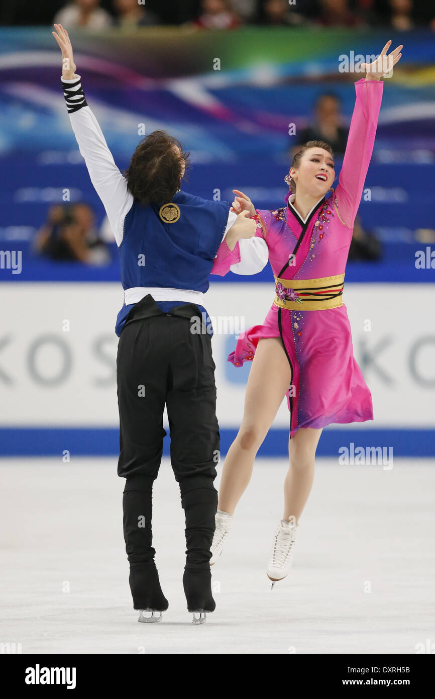 Saitama, Japan. 28th Mar, 2014. Cathy Reed & Chris Reed (JPN), March 28 ...
