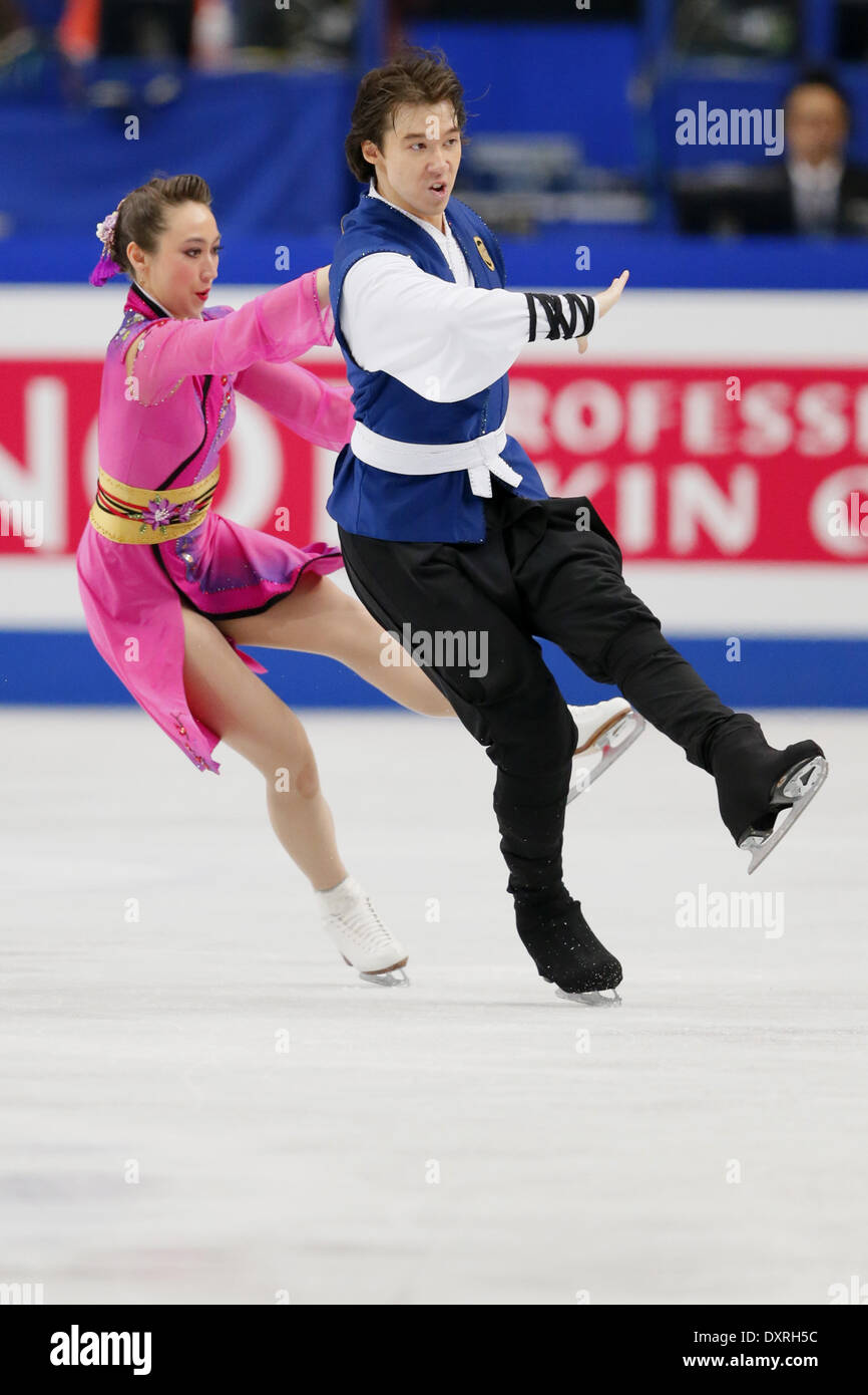 Saitama, Japan. 28th Mar, 2014. Cathy Reed & Chris Reed (JPN), March 28 ...