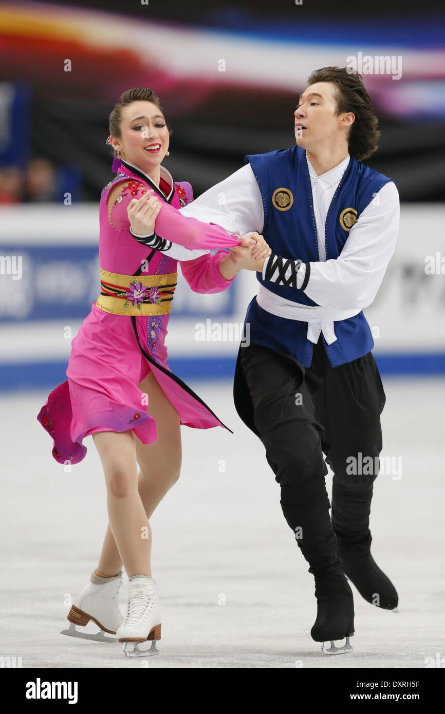 Saitama, Japan. 28th Mar, 2014. Cathy Reed & Chris Reed (JPN), March 28 ...