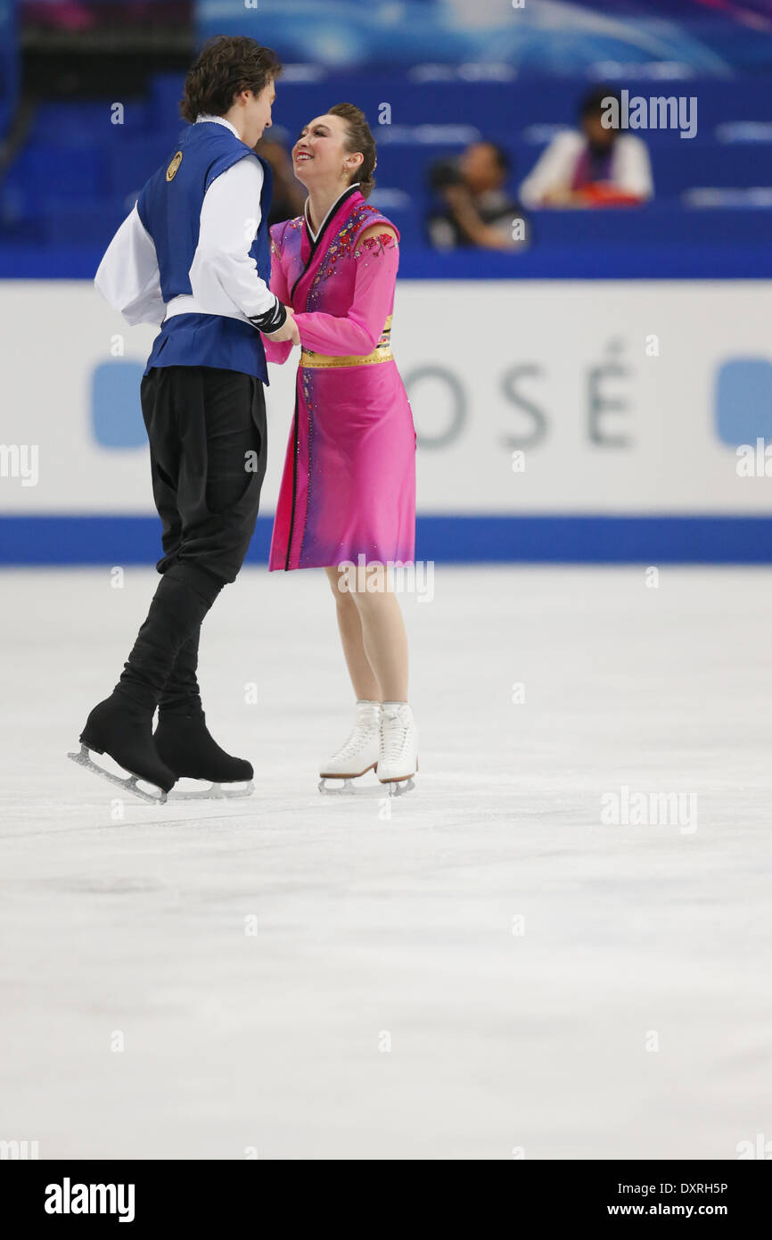 Saitama, Japan. 28th Mar, 2014. Cathy Reed & Chris Reed (JPN), March 28 ...