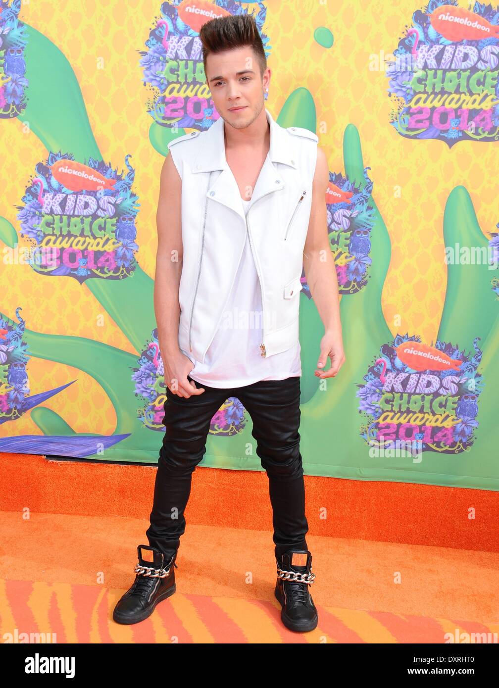 Luca Hanni at arrivals for 27th Annual Nickelodeon Kids' Choice Awards ...