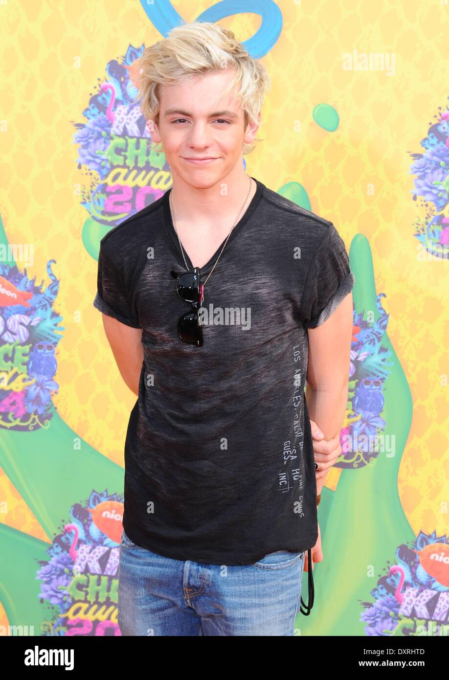Los Angeles, CA, USA. 29th Mar, 2014. Ross Lynch at arrivals for 27th ...