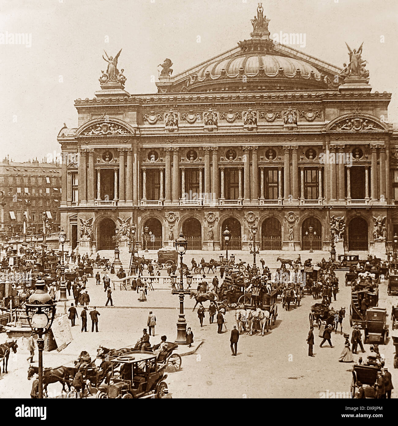 Paris Opera House France probably 1920s Stock Photo - Alamy