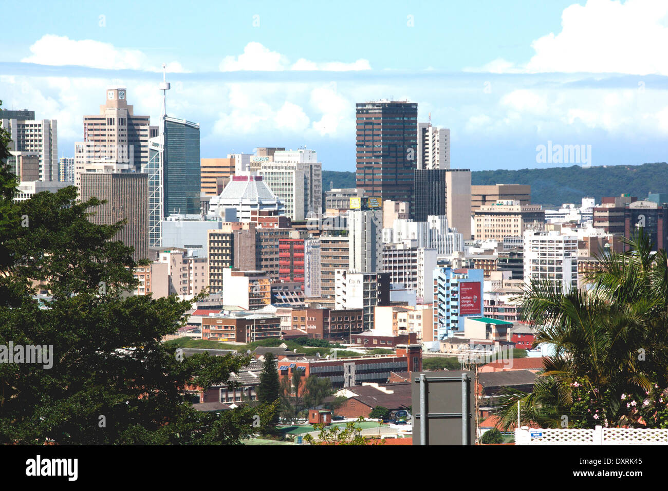 Aerial view durban city downtown hi-res stock photography and images ...