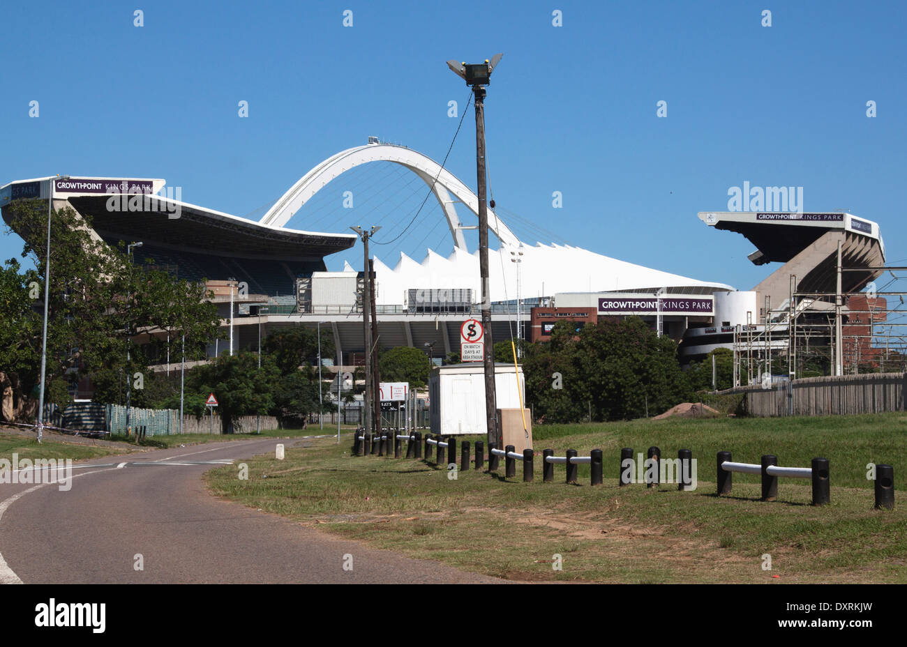 DURBAN, SOUTH AFRICA - MARCH 28, 2014: Growthpoint Kings park Rugby ...