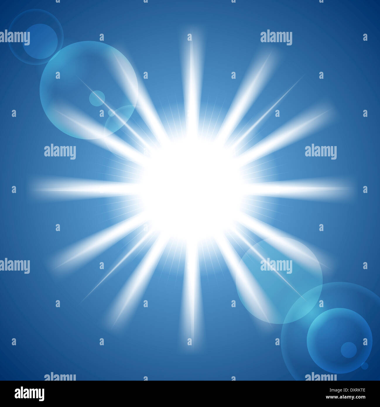 Abstract vector sun design Stock Photo - Alamy