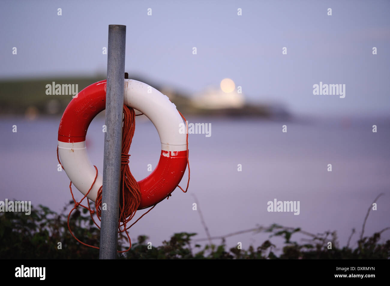 Red and White Life ring Stock Photo - Alamy