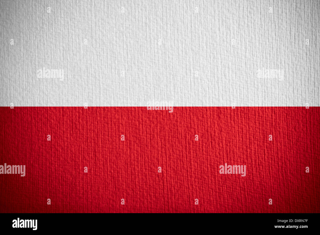 flag of Poland or Polish banner on paper background Stock Photo - Alamy