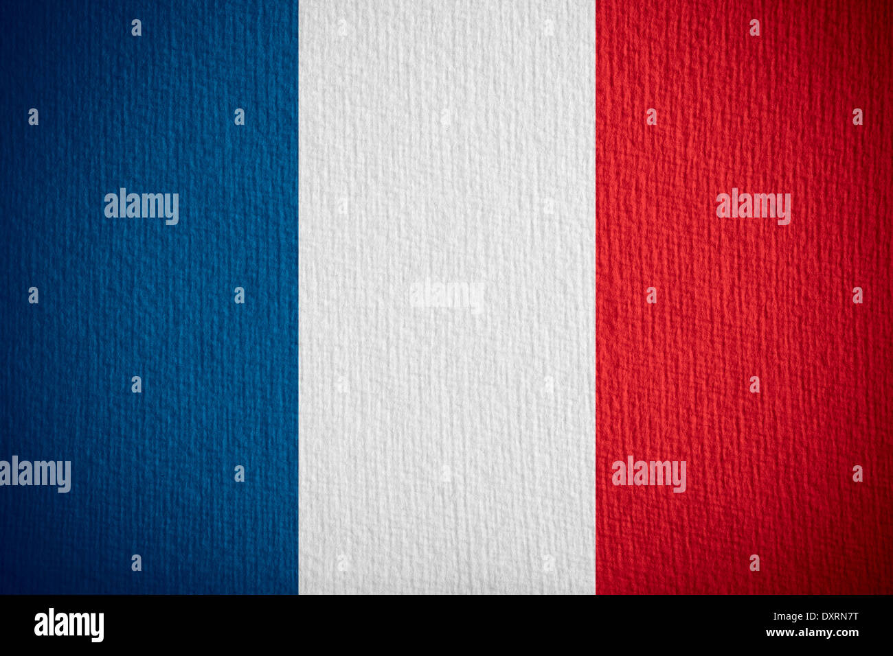 flag of France or French banner on paper background Stock Photo - Alamy