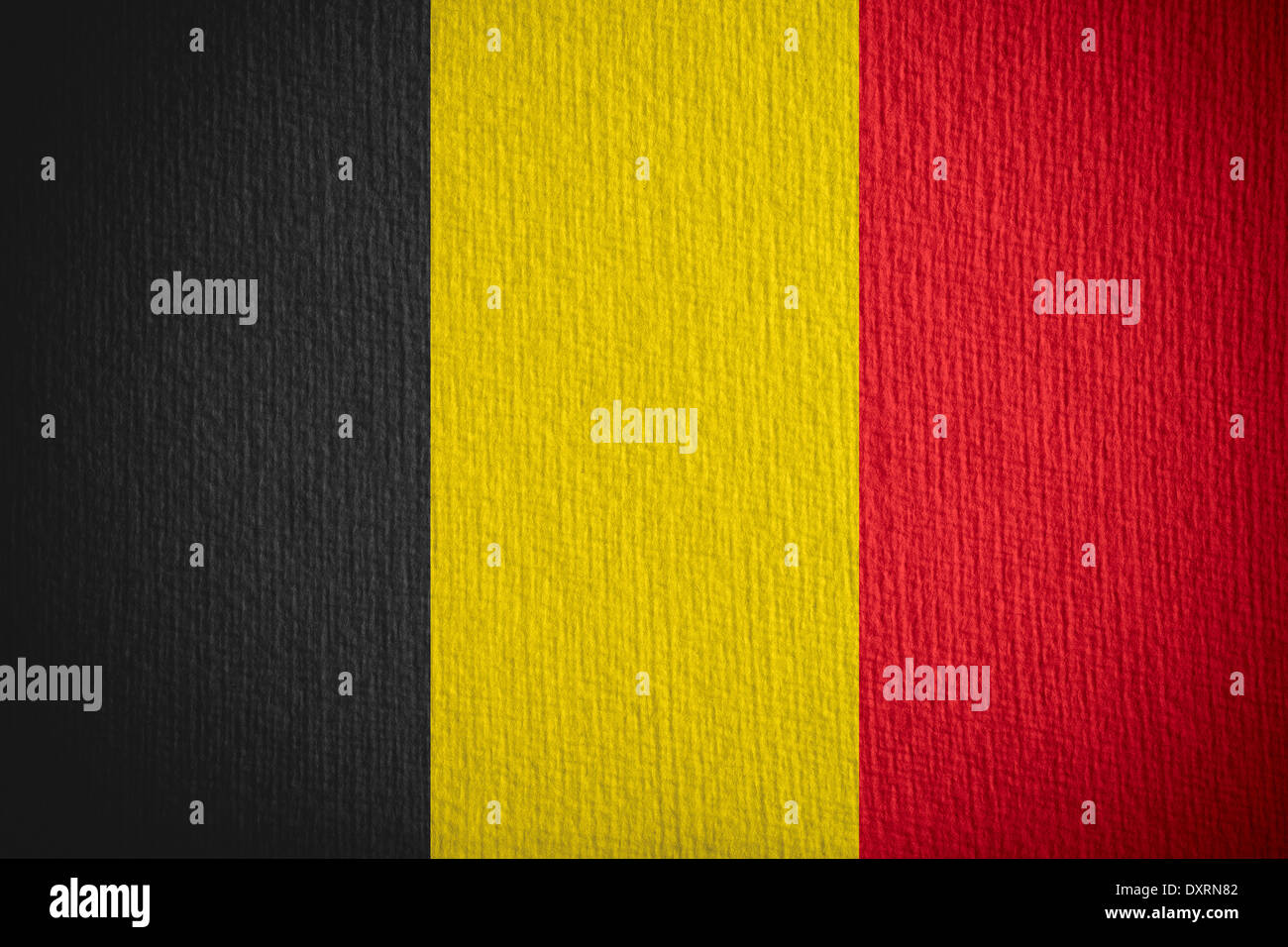 flag of Belgium or Belgian banner on paper background Stock Photo - Alamy
