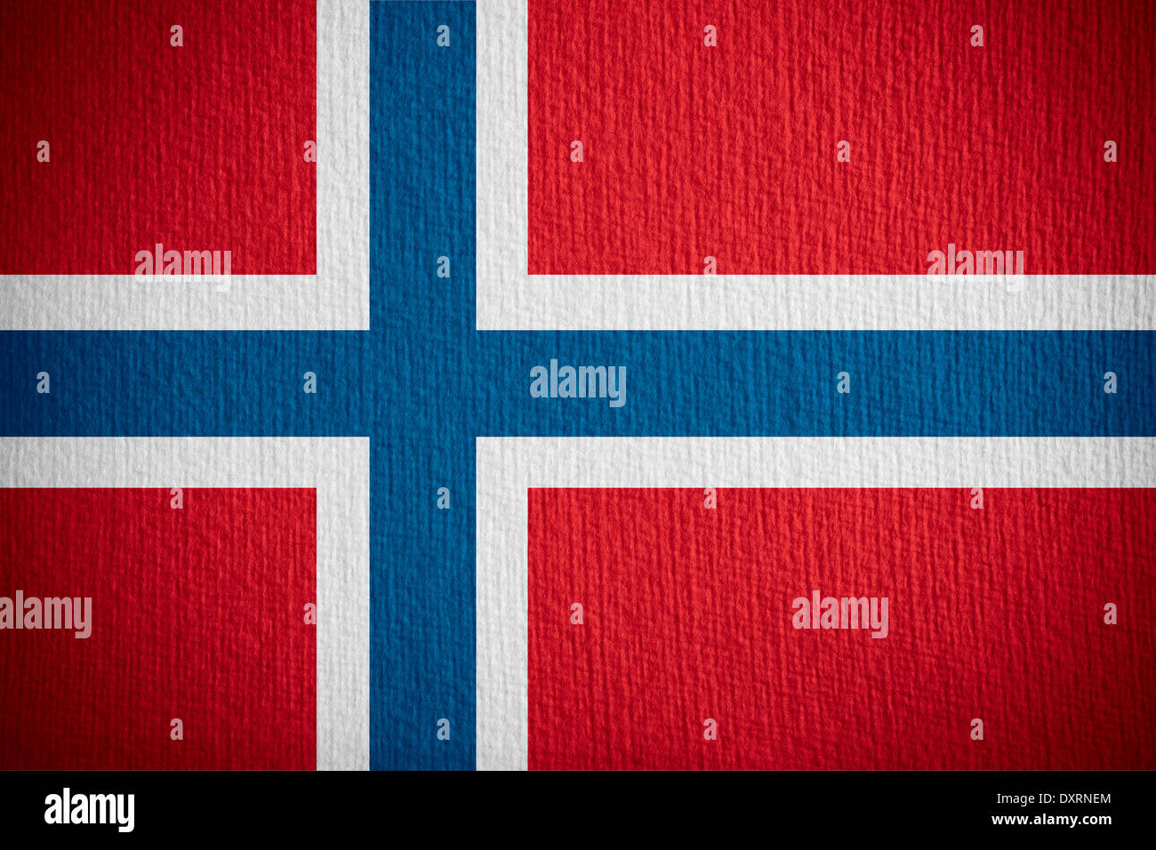 flag of Norway or Norwegian banner on paper background Stock Photo - Alamy