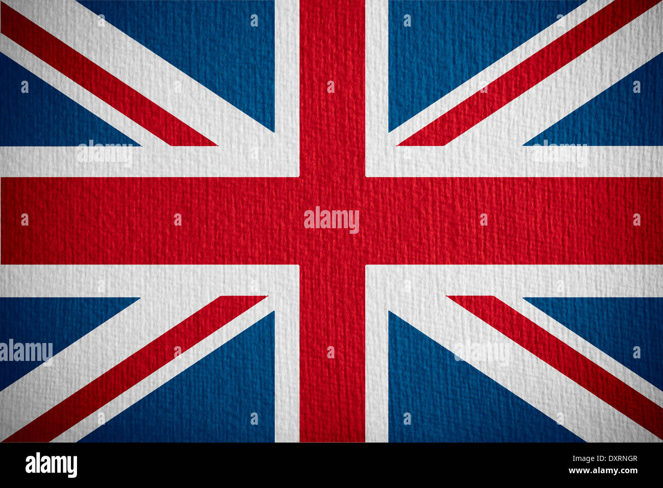 flag of United Kingdom or British banner on paper background, Great ...