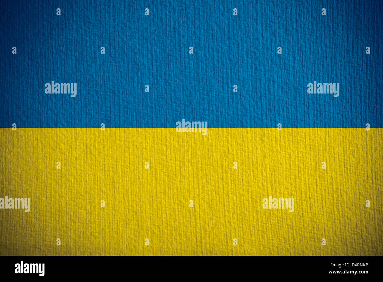 flag of Ukraine or Ukrainian banner on paper background Stock Photo - Alamy