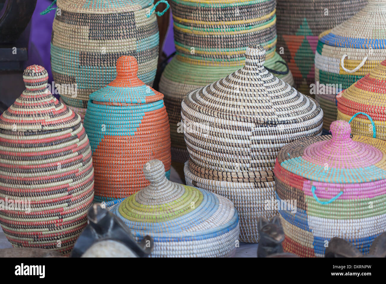 A collection of baskets Stock Photo - Alamy