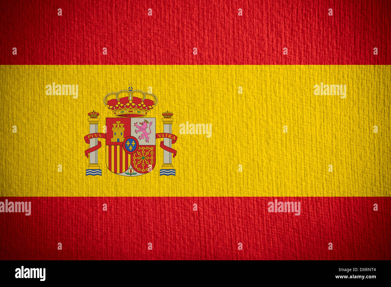 flag of Spain or Spanish banner on paper background Stock Photo - Alamy