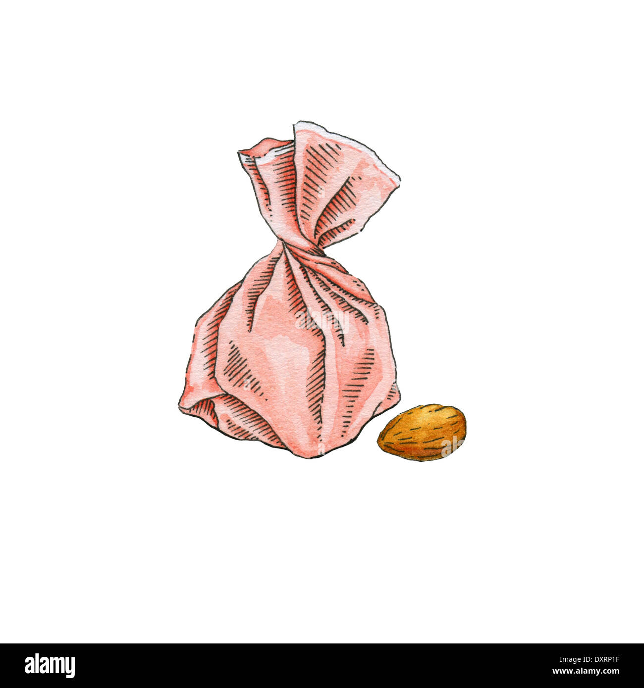 Watercolor candy hi-res stock photography and images - Alamy