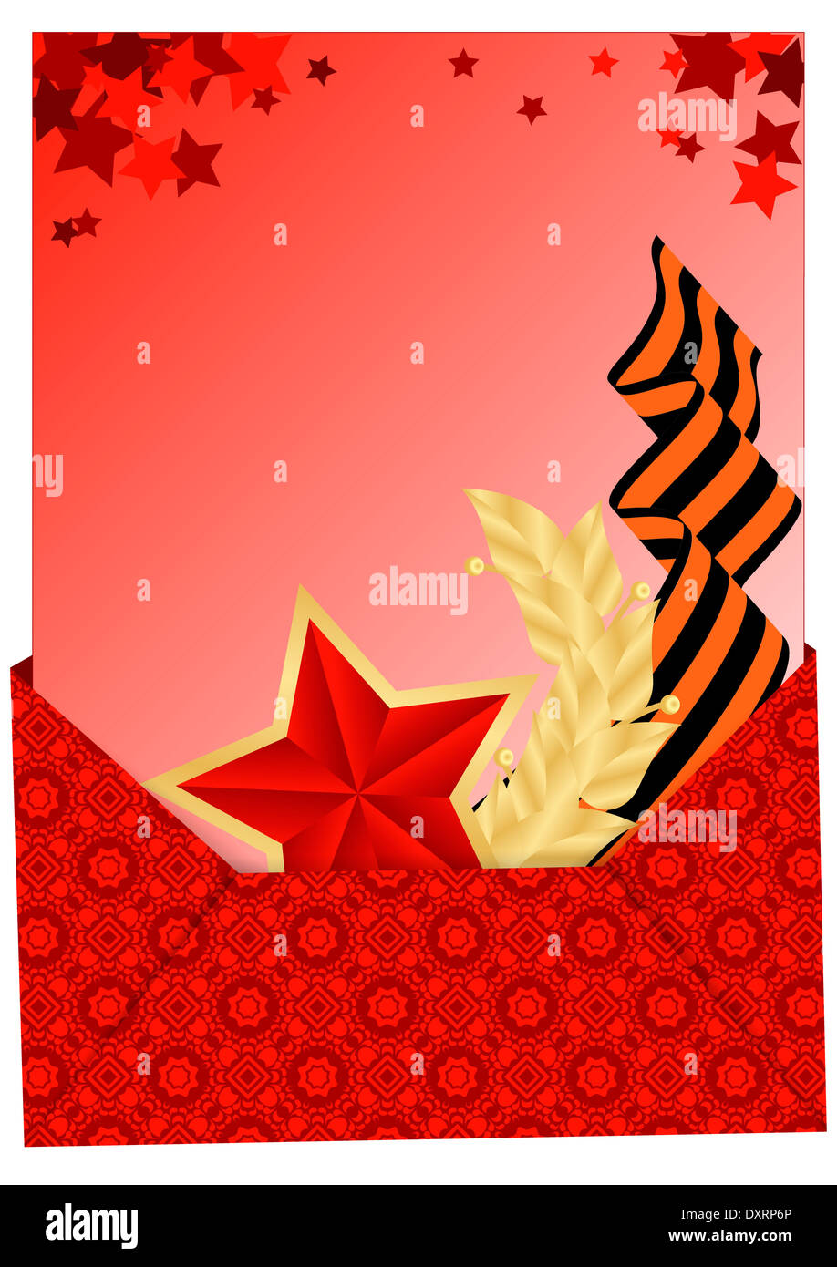 Greeting card 23 february Cut Out Stock Images & Pictures - Alamy