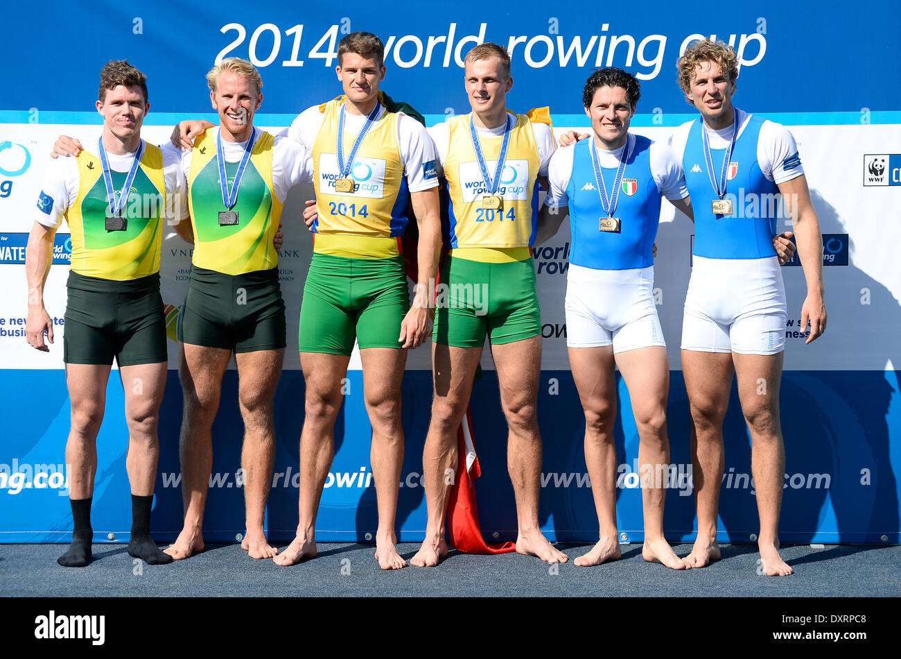 Penrith, Australia. 30th Mar, 2014. Winners (b)Rolandas Mascinskas,(s ...