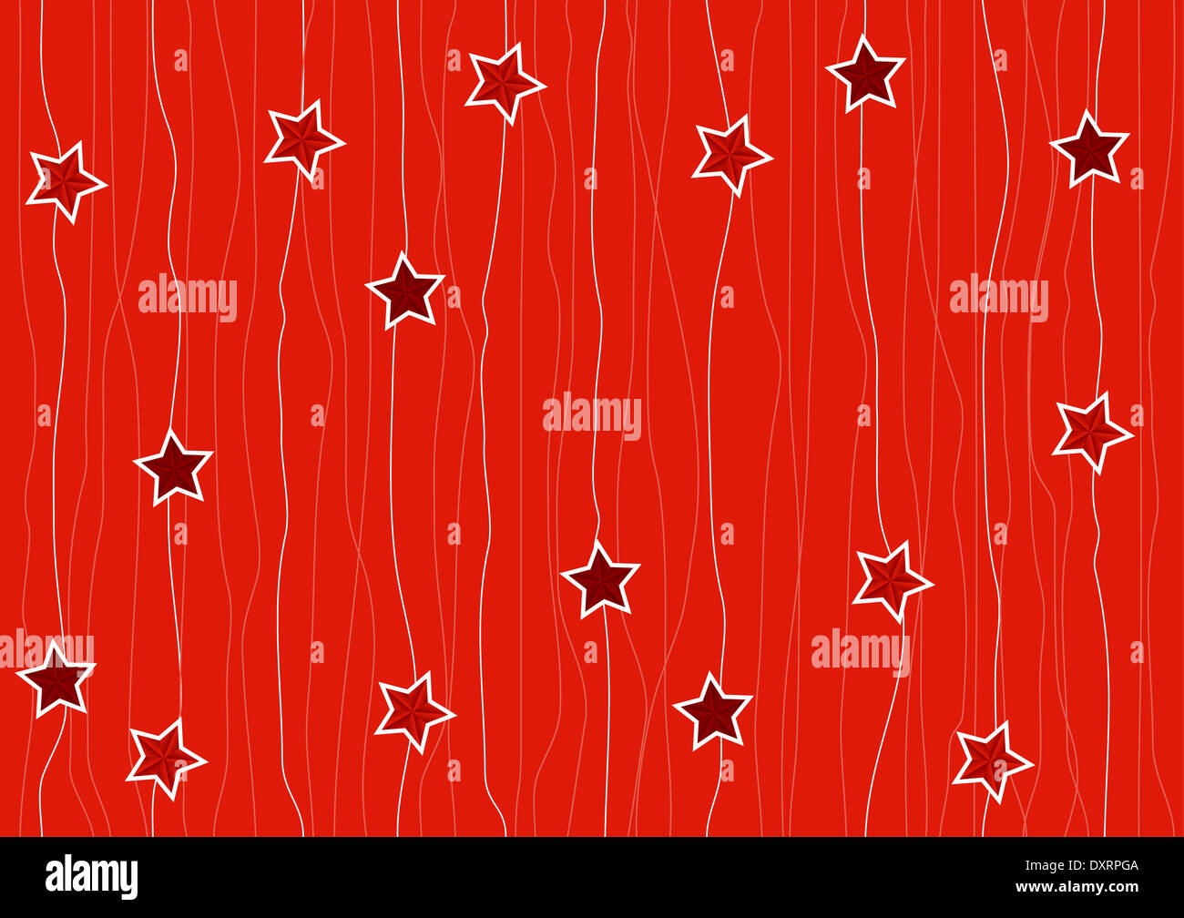 seamless pattern with the stars on a red background vector illustration ...