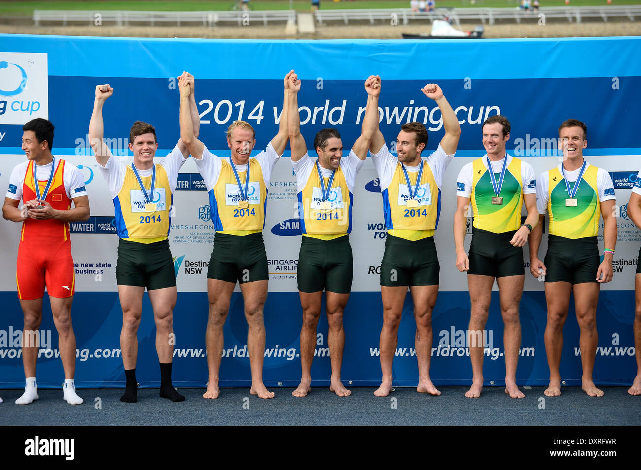 Penrith, Australia. 30th Mar, 2014. Winners (b)John Linke,(2)Nick ...