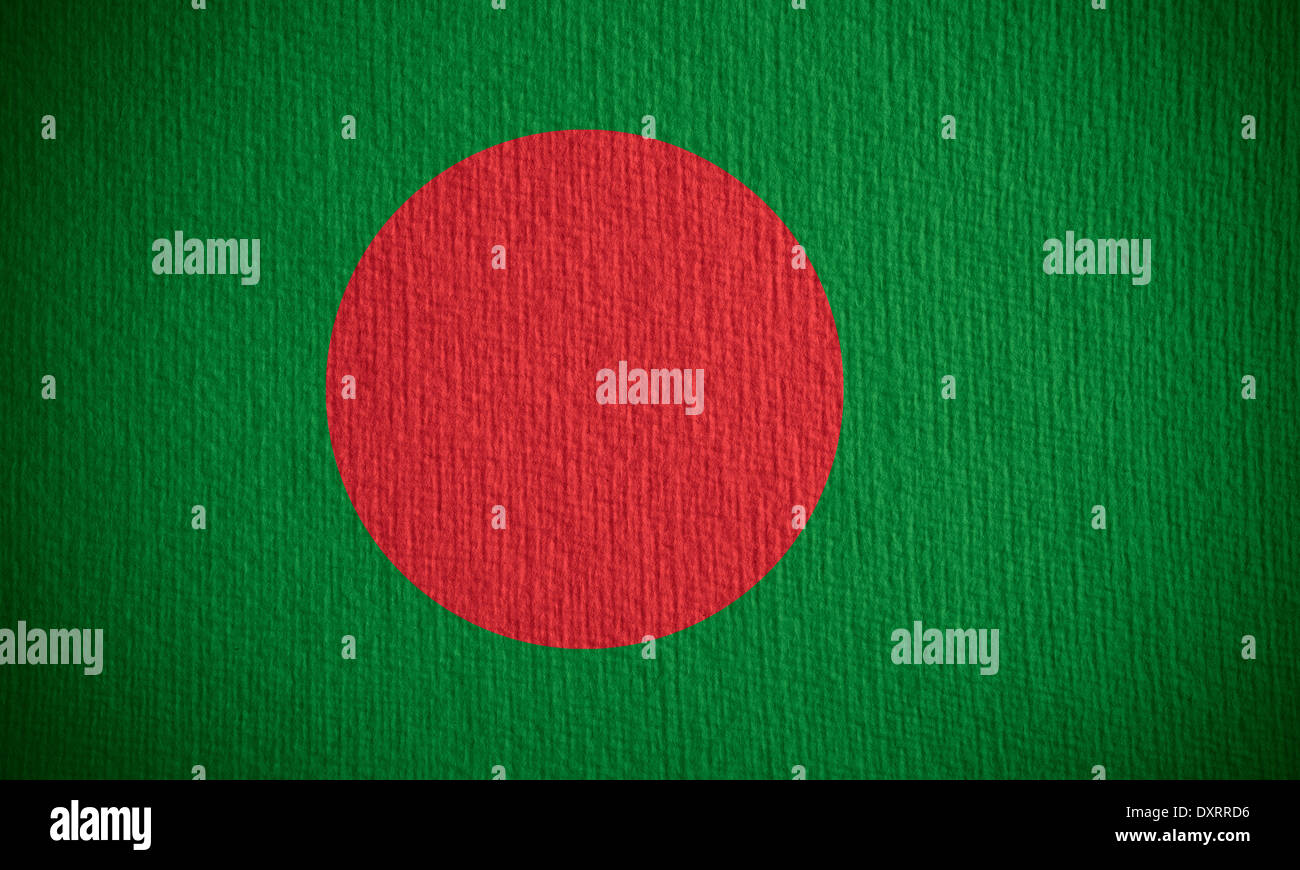 flag of Bangladesh or Bangladeshi banner on paper background Stock ...