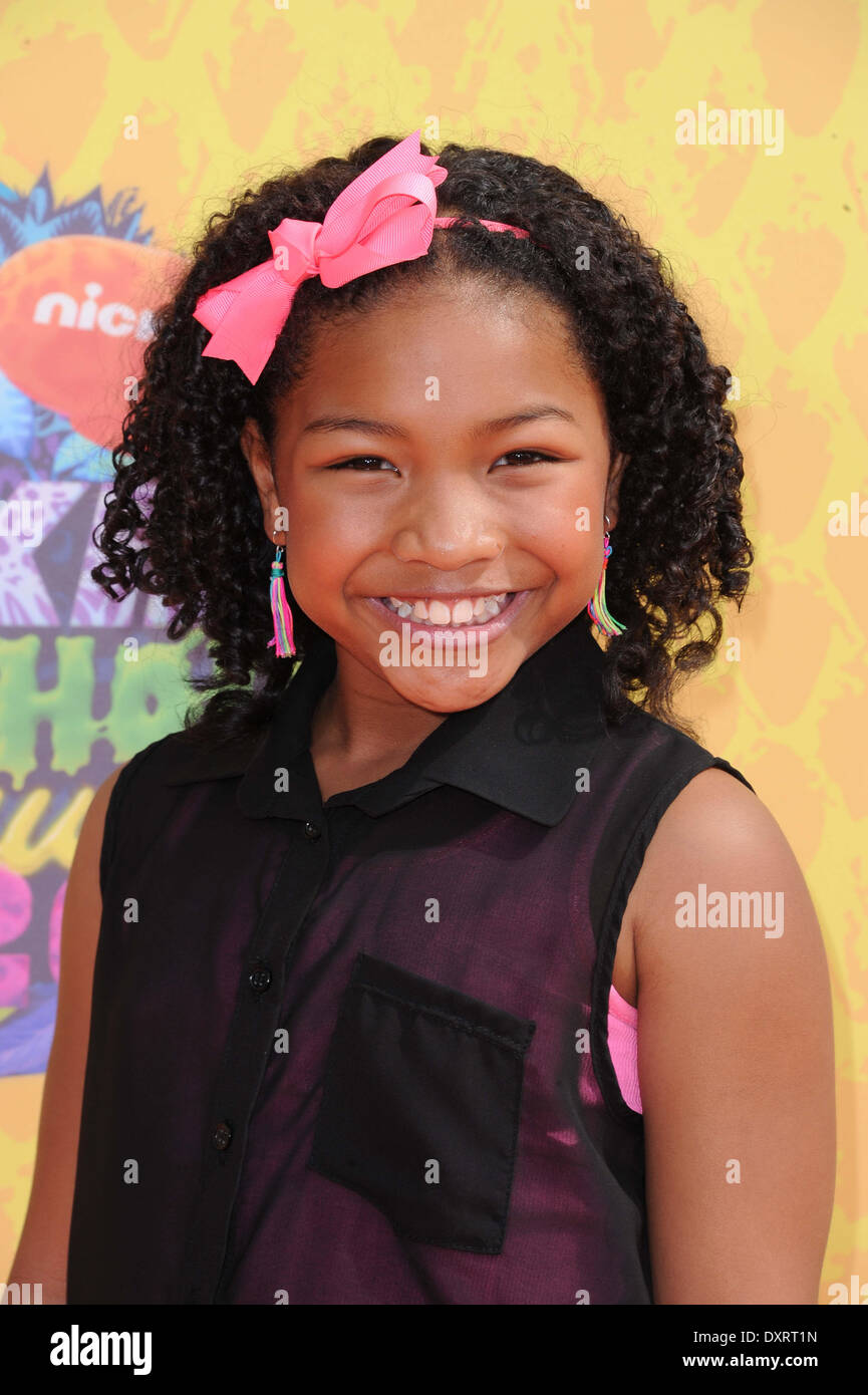 Los Angeles, CA, USA . 29th Mar, 2014. Actress Laya Hayes arrives on ...