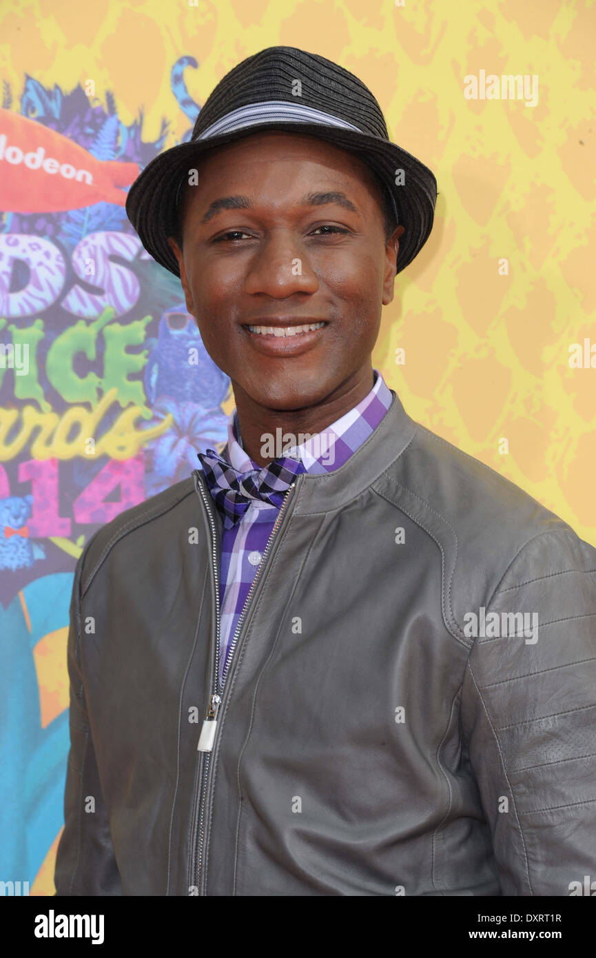 Los Angeles, CA, USA . 29th Mar, 2014. Singer Aloe Blacc arrives on the ...