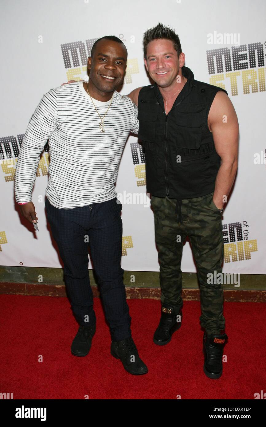Las Vegas, NV, USA. 29th Mar, 2014. Delious Kennedy, Jeff Timmons at ...