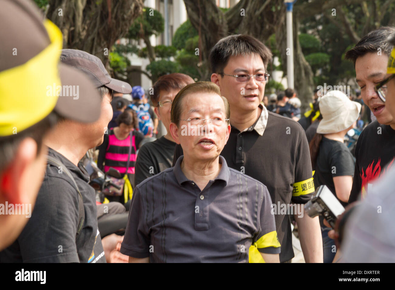 TAIPEI, TAIWAN, March 30 2014. Hundreds of thousands of people protest ...
