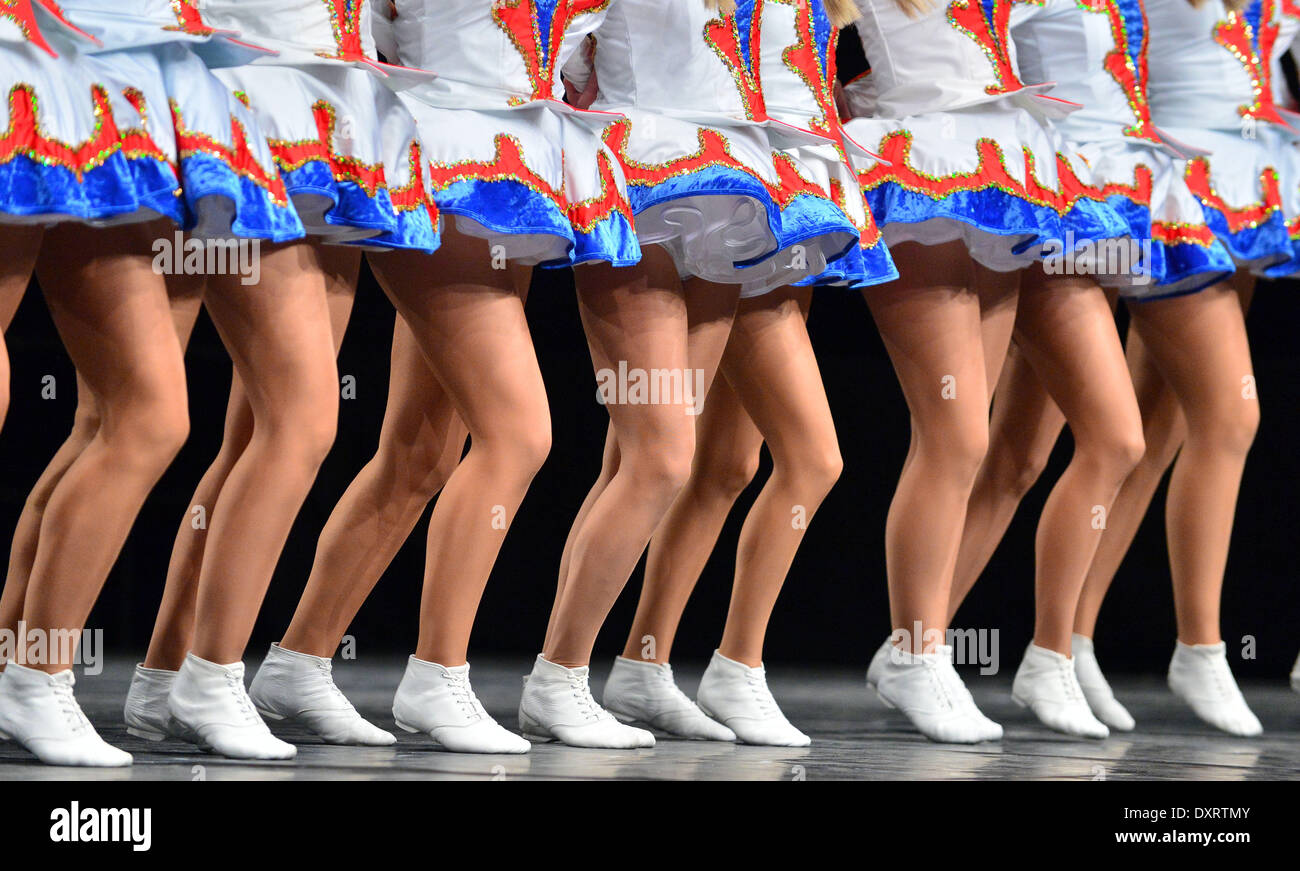 Erfurt, Germany. 30th Mar, 2014. The Victoria-garde of the SV 'Die ...