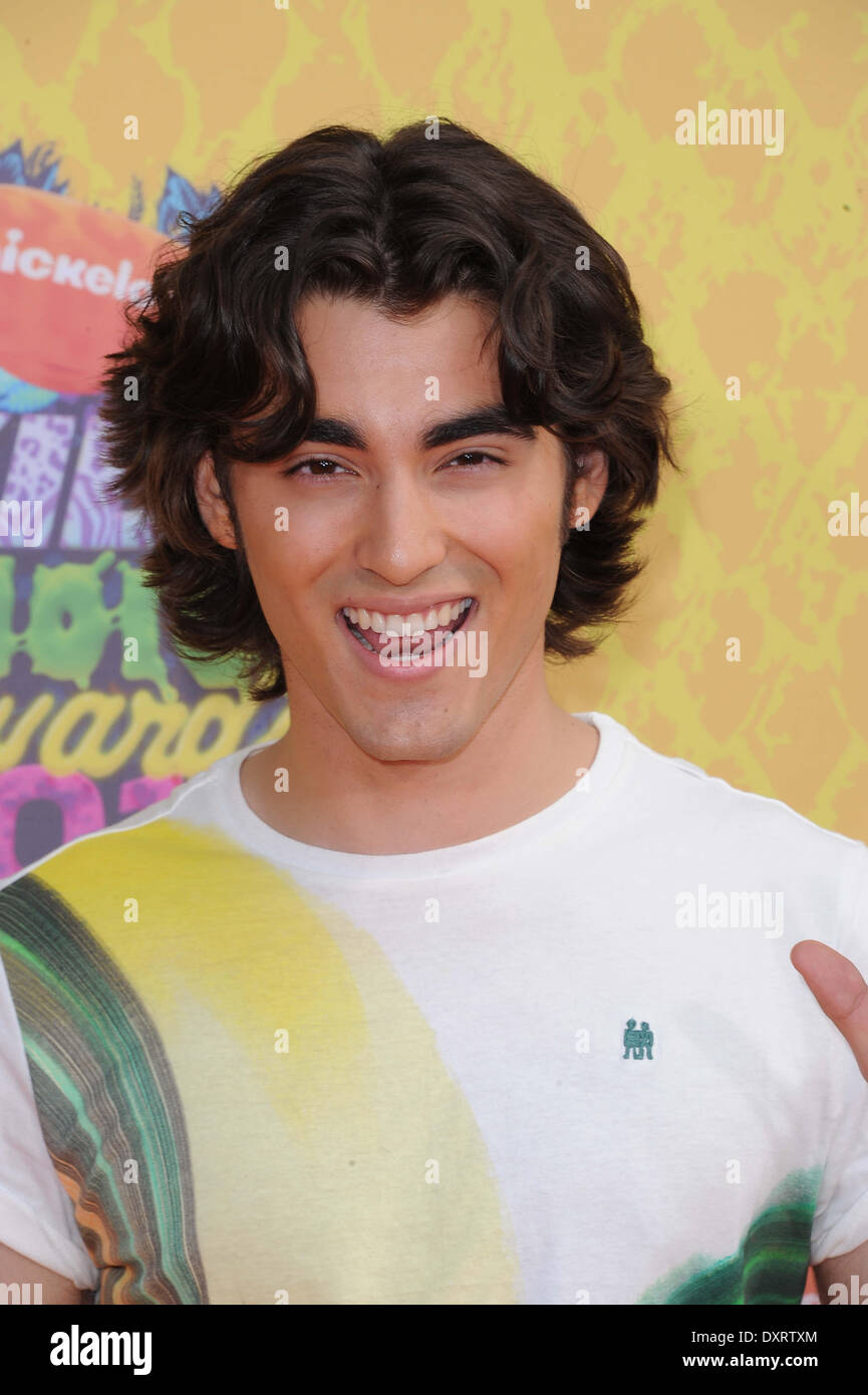 Actor Blake Michael arrives on the orange carpet of Nickelodeon's 27th ...