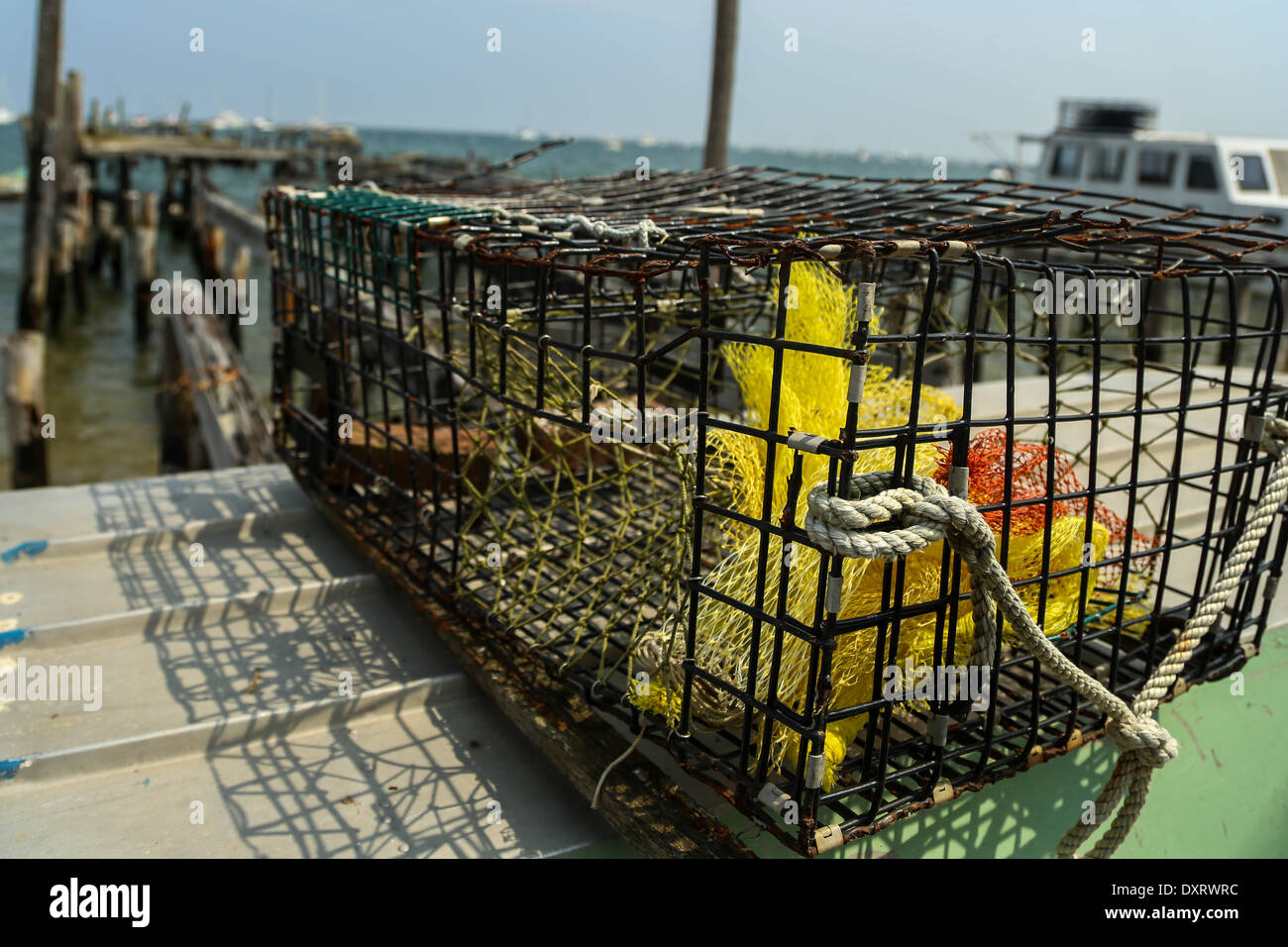 Lobster cage hi-res stock photography and images - Alamy