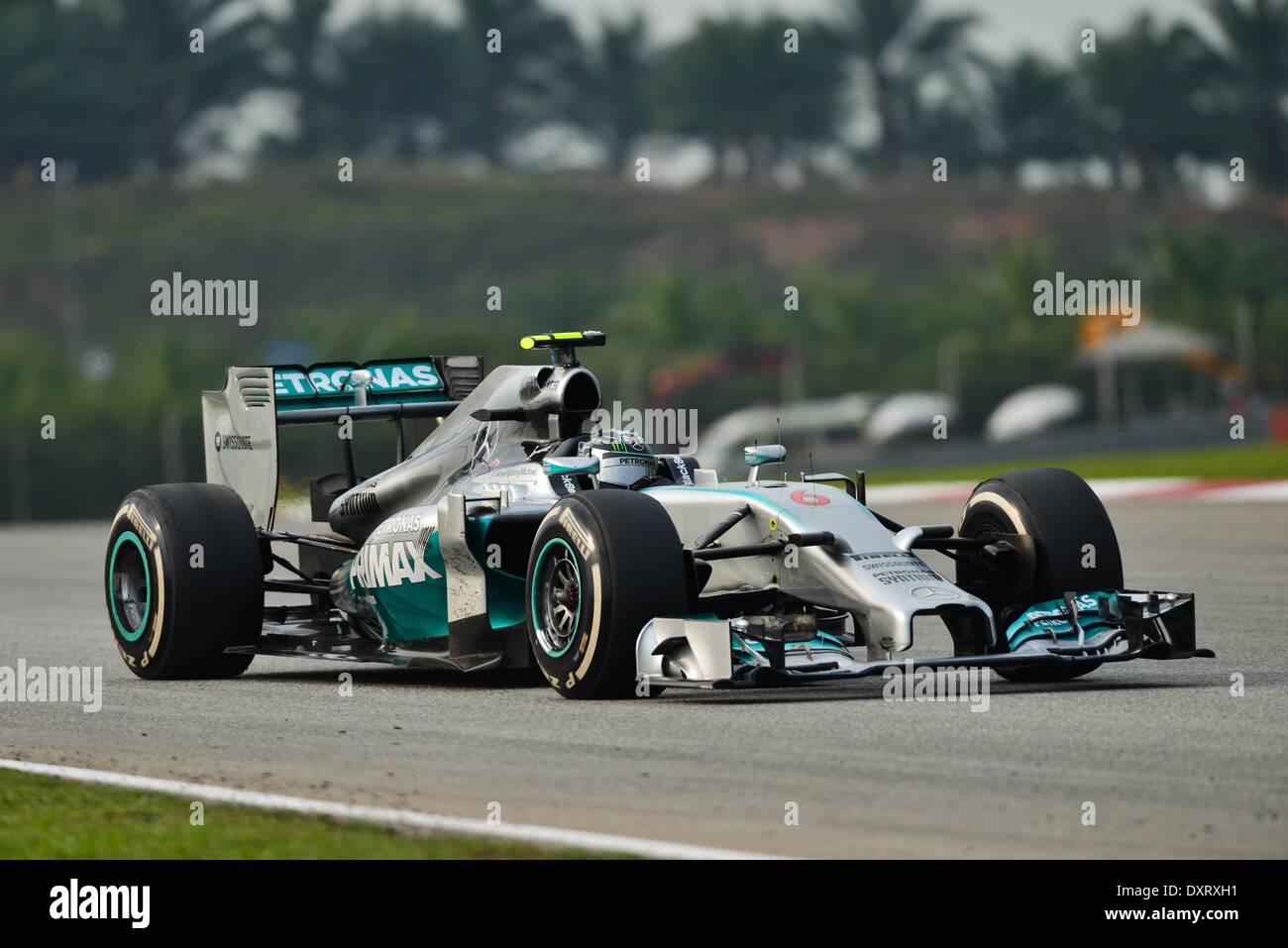 Sepang, Malaysia. 30th Mar, 2014. Mercedes GP driver Nico Rosberg of ...