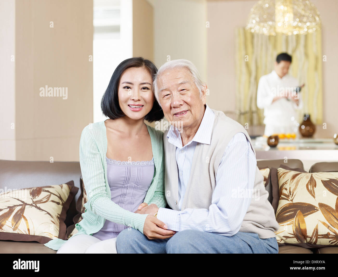 Japanese father daughter hi-res stock photography and images - Alamy