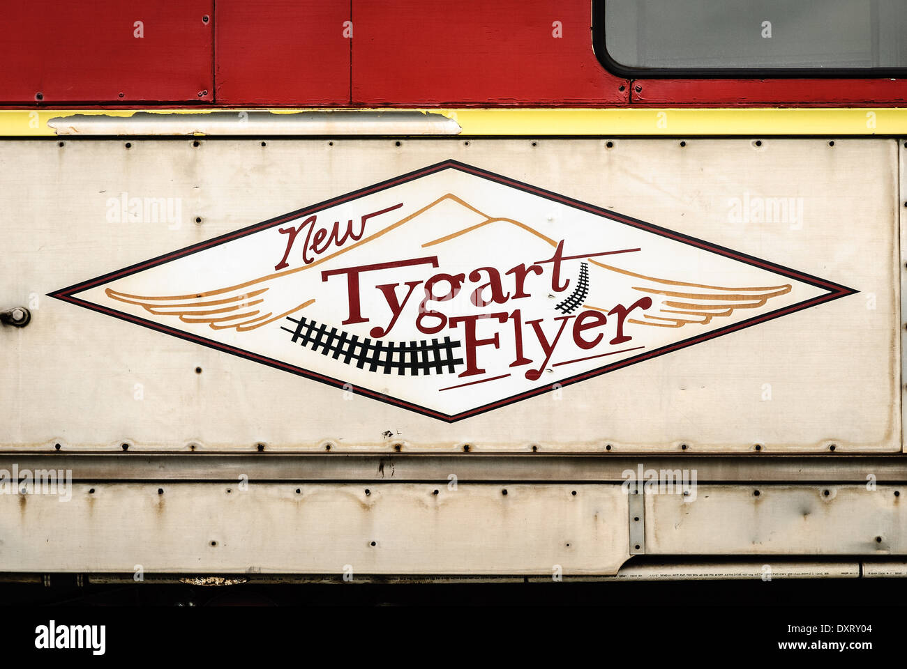 The New Tygart Flyer Excursion Train, Elkins, West Virginia Stock Photo ...