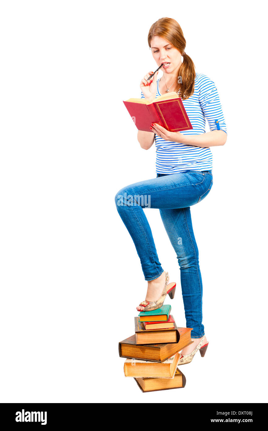 Carefully reading hi-res stock photography and images - Alamy