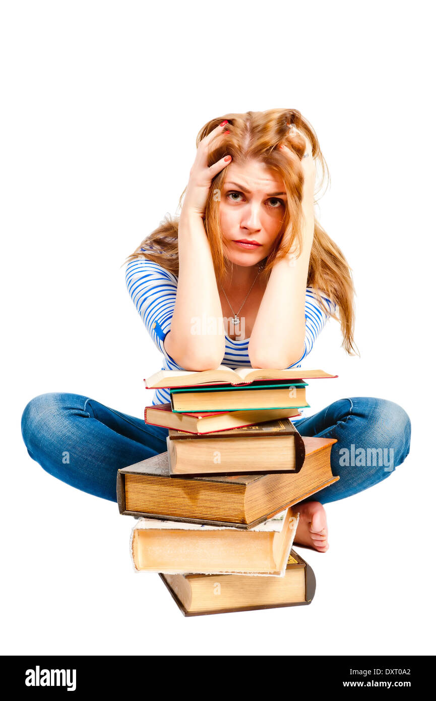 Frustrated student hi-res stock photography and images - Alamy