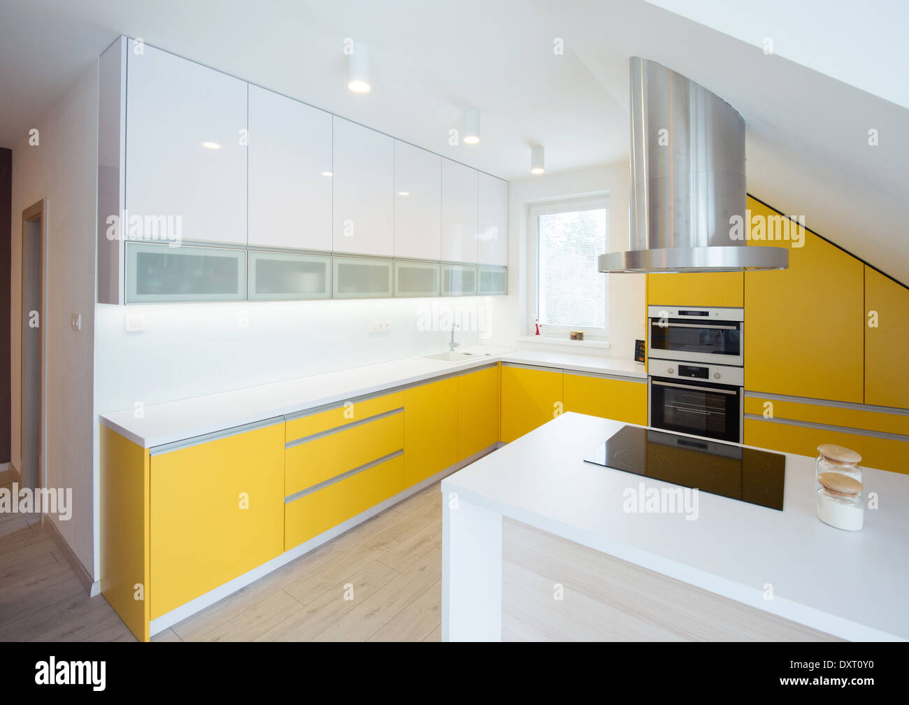 contemporary kitchen interior Stock Photo - Alamy