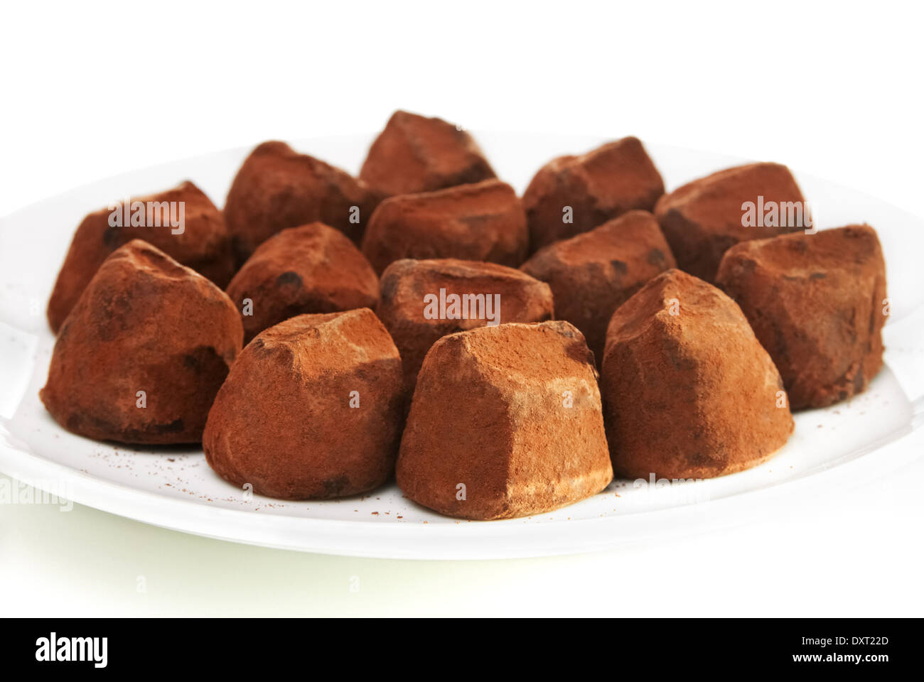 Cocoa dusted chocolate truffle hi-res stock photography and images - Alamy
