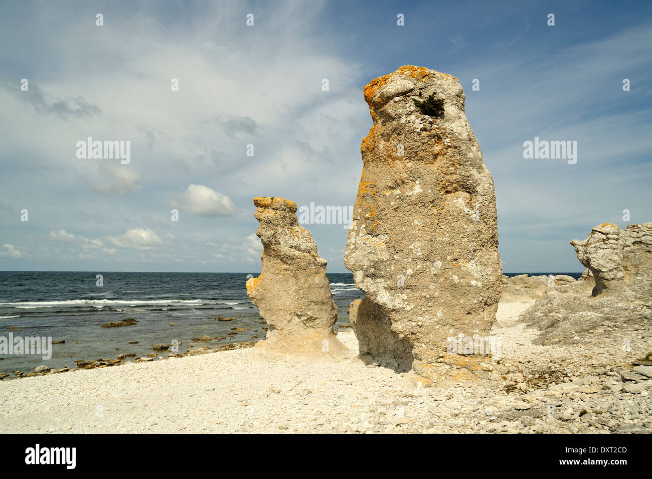 Limestone Formations on Gotland Stock Photo - Alamy