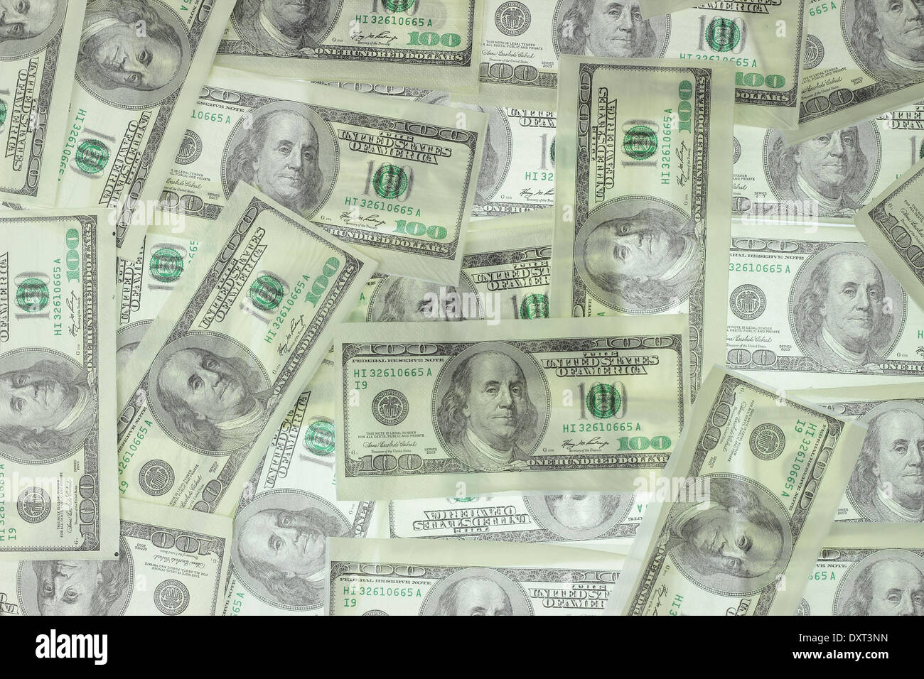 hundred dollar notes, currency background Stock Photo - Alamy