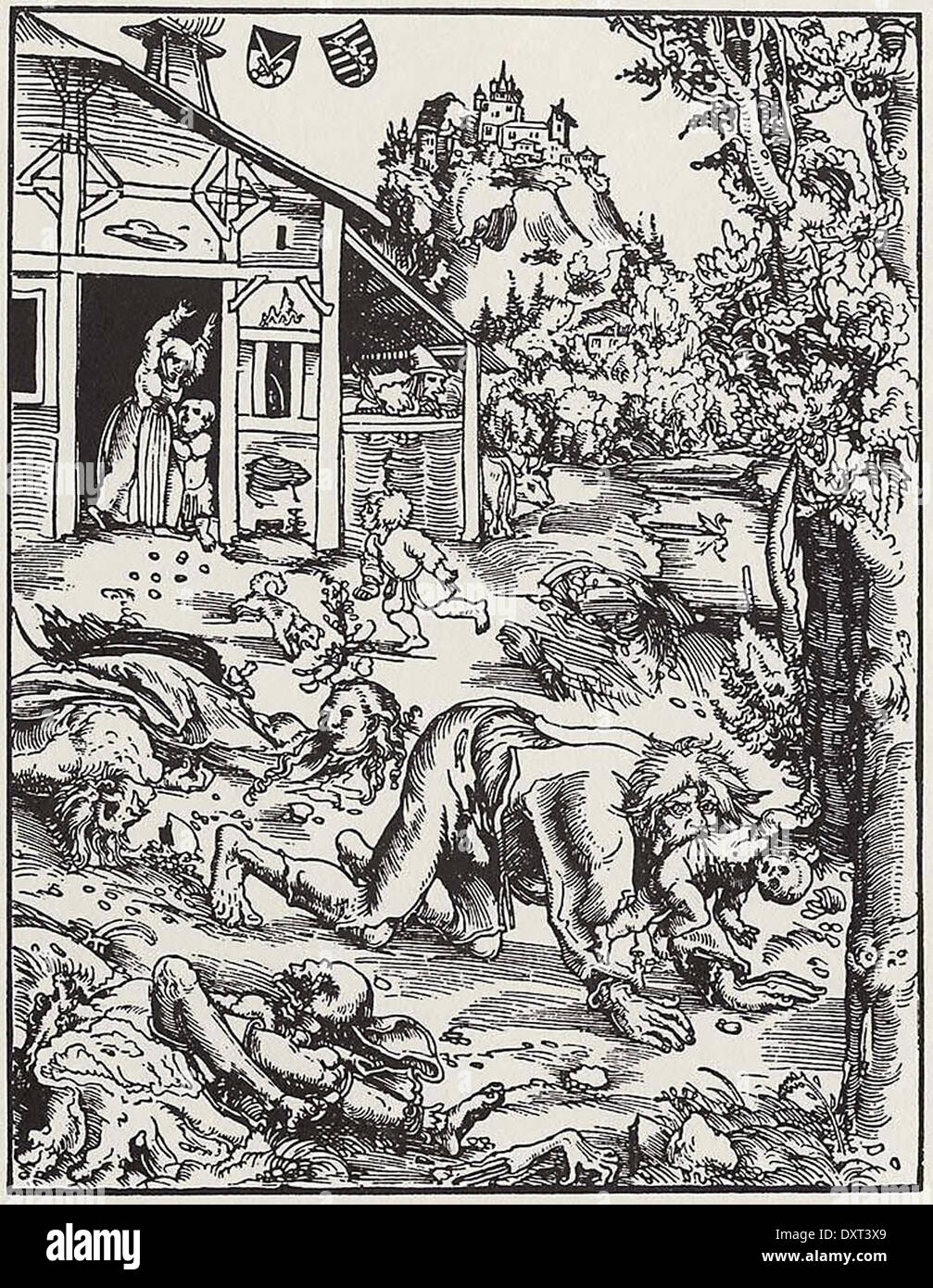 Werewolf attack werewolves monster hi-res stock photography and images ...