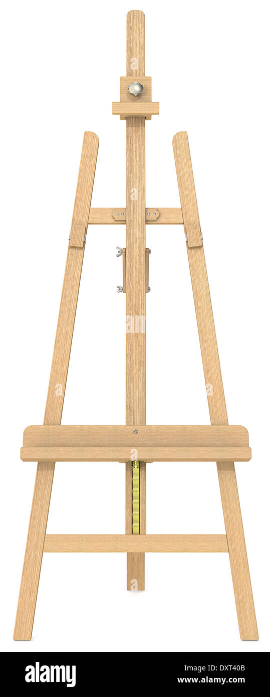 Front view of an Easel Stock Photo - Alamy