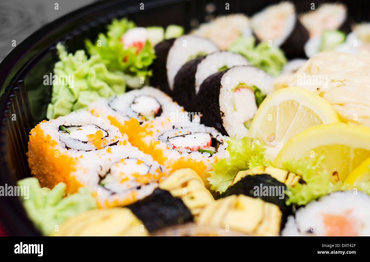 Traditional sushi set hi-res stock photography and images - Alamy