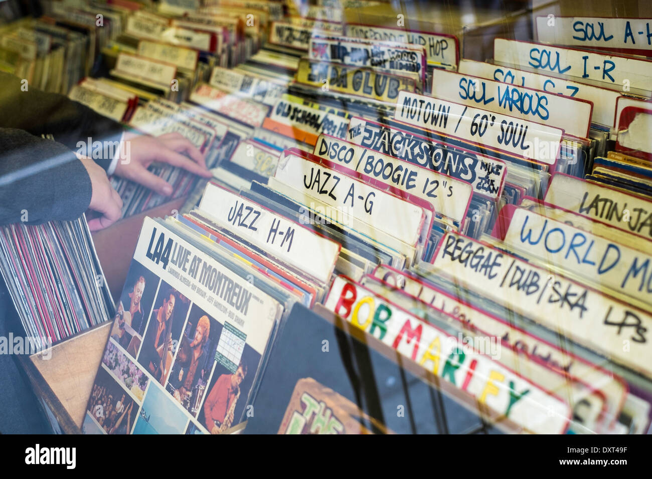 Soho record shop london hi-res stock photography and images - Alamy