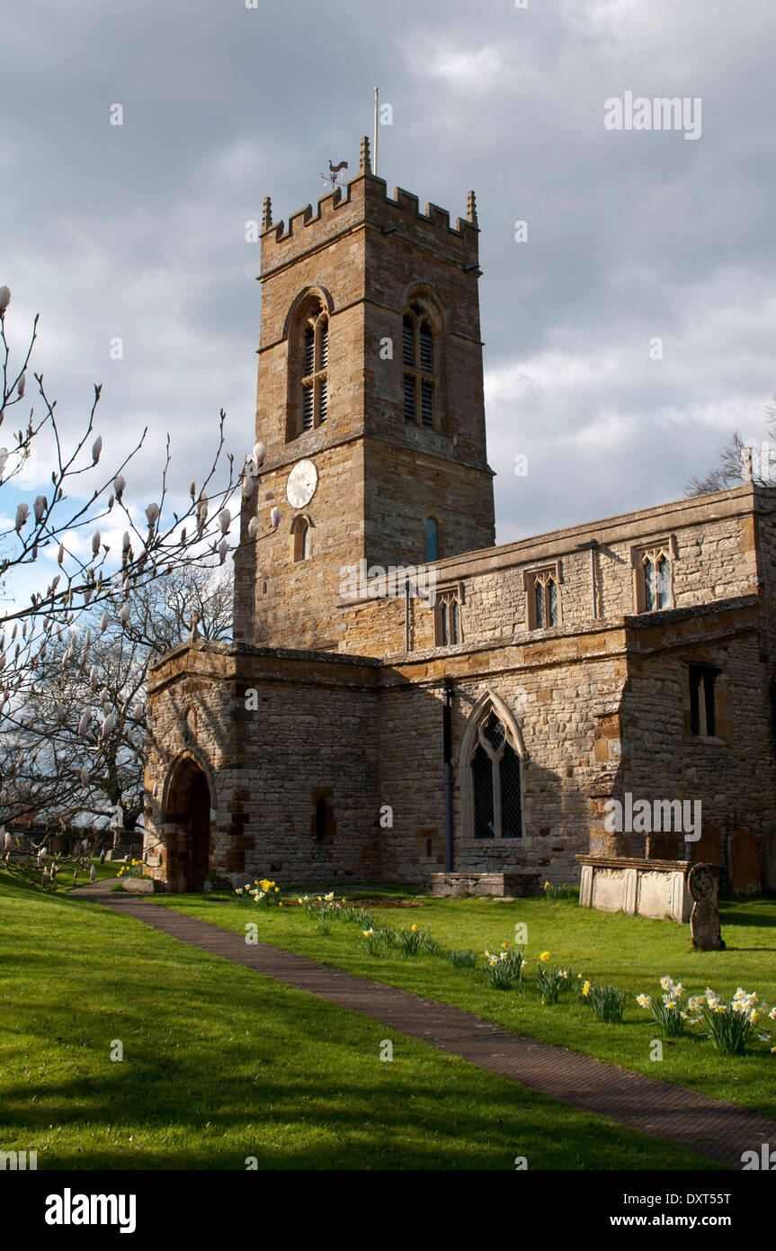 St. Peter`s Church, Cogenhoe, Northamptonshire, England, UK Stock Photo ...